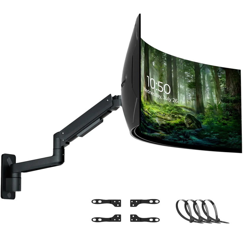 PUTORSEN 17-49 inch Premium Aluminum Heavy Duty Monitor Arm for Ultraw