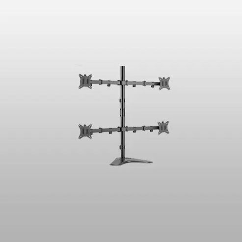 Quad Monitor Stand, 4 Monitor Mount for 17 to 32 inch Computer Screens ...